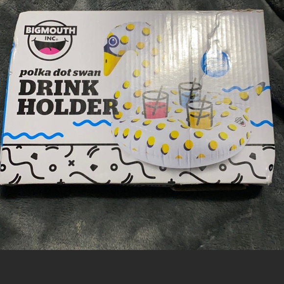 Big Mouth Inc | Party Supplies | Polka Dot Swan Pool Float Drink ...
